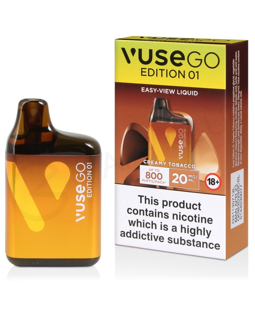 Creamy Tobacco Vuse Go Edition 01 Disposable Vape $8.19