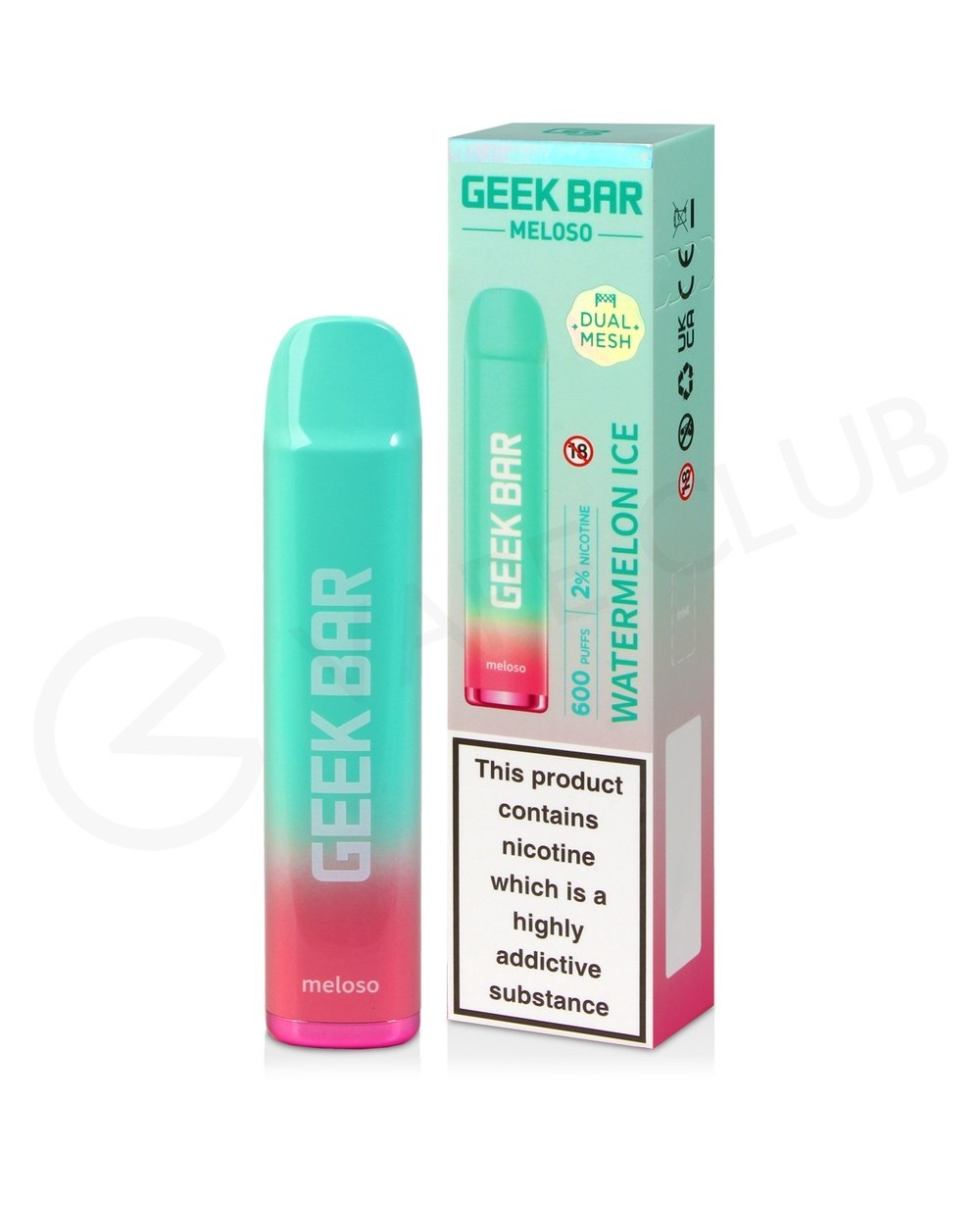 Watermelon Ice Geek Bar Meloso Disposable Vape $3.19